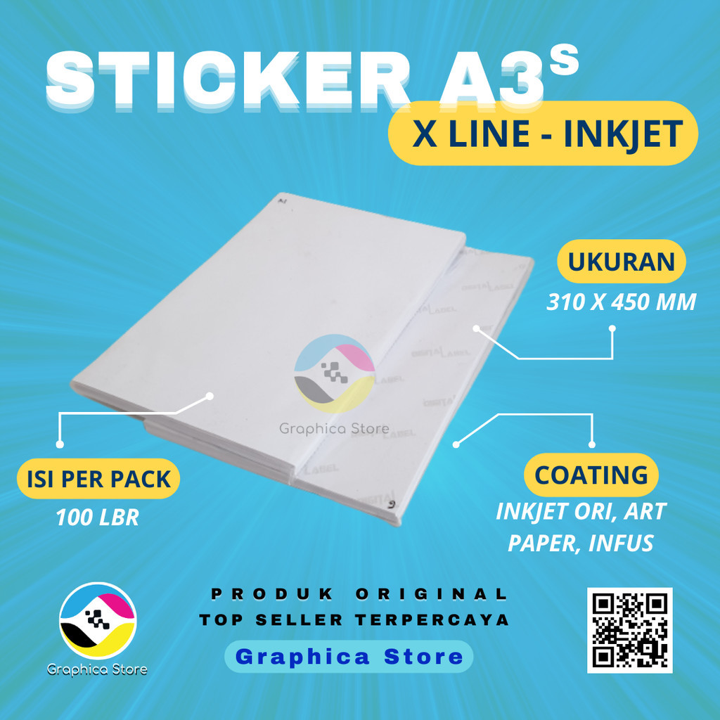 A3 plus Inkjet Sticker - A3 s Inkjet Sticker Safe For Ink Ori Infusion ...