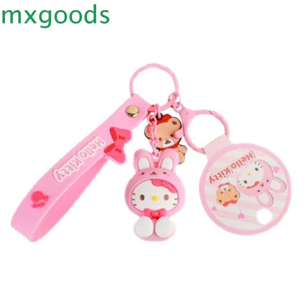 Mxgoods Kuromi พวงกุญแจของขวัญผู้หญิง PVC My Melody Pompom Purin Kuromi พวงกุญแจ Cinnamoroll ...