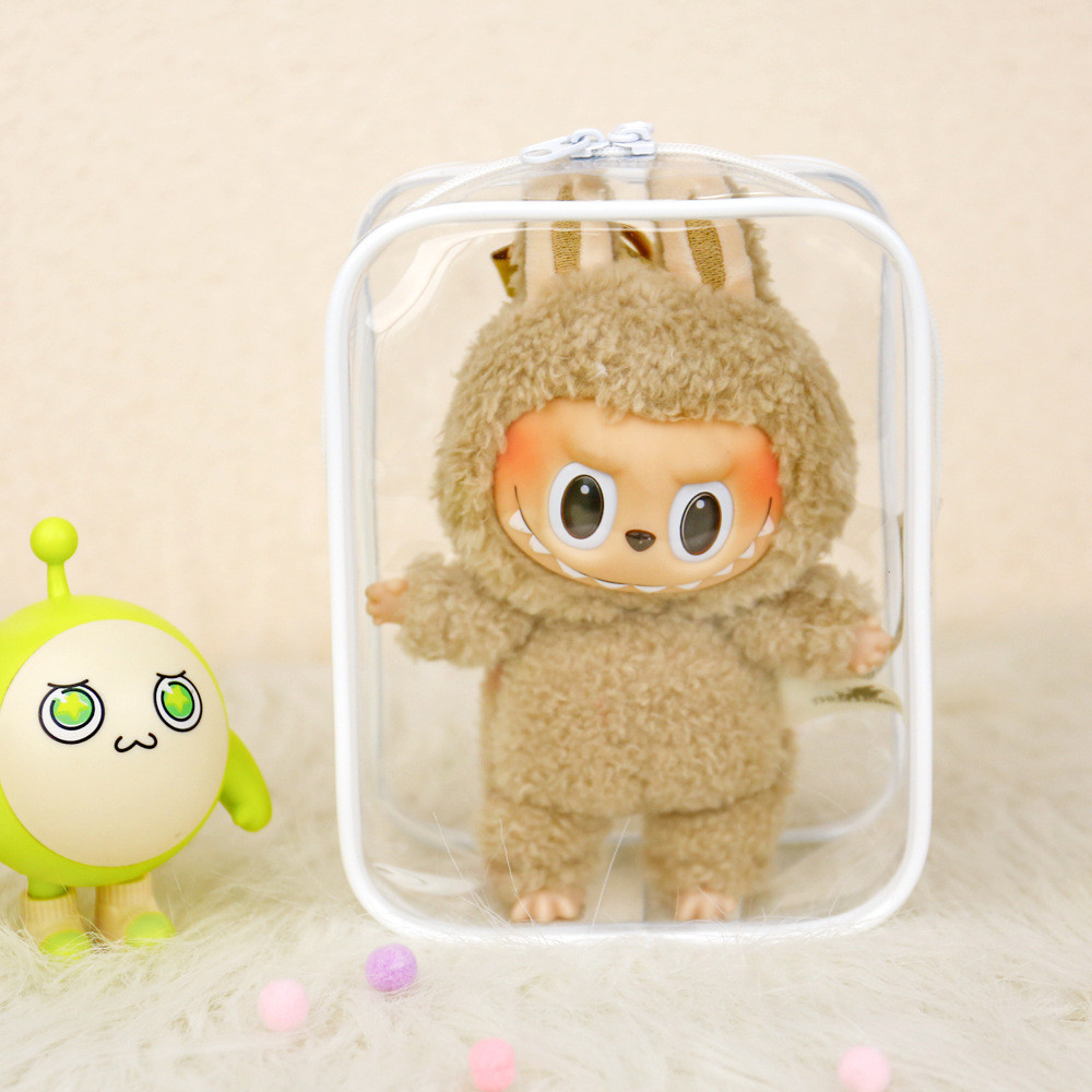 Labubu Pop Mart Blind Box Storage Pvc Doll Bag Labubu Color Storage Bag ...