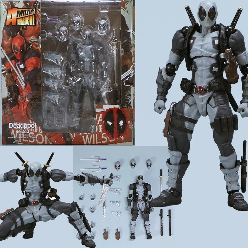 Revoltech Deadpool 2.0 ของเล่น Action Figure Shf 011EX Mafex Deadpool ...