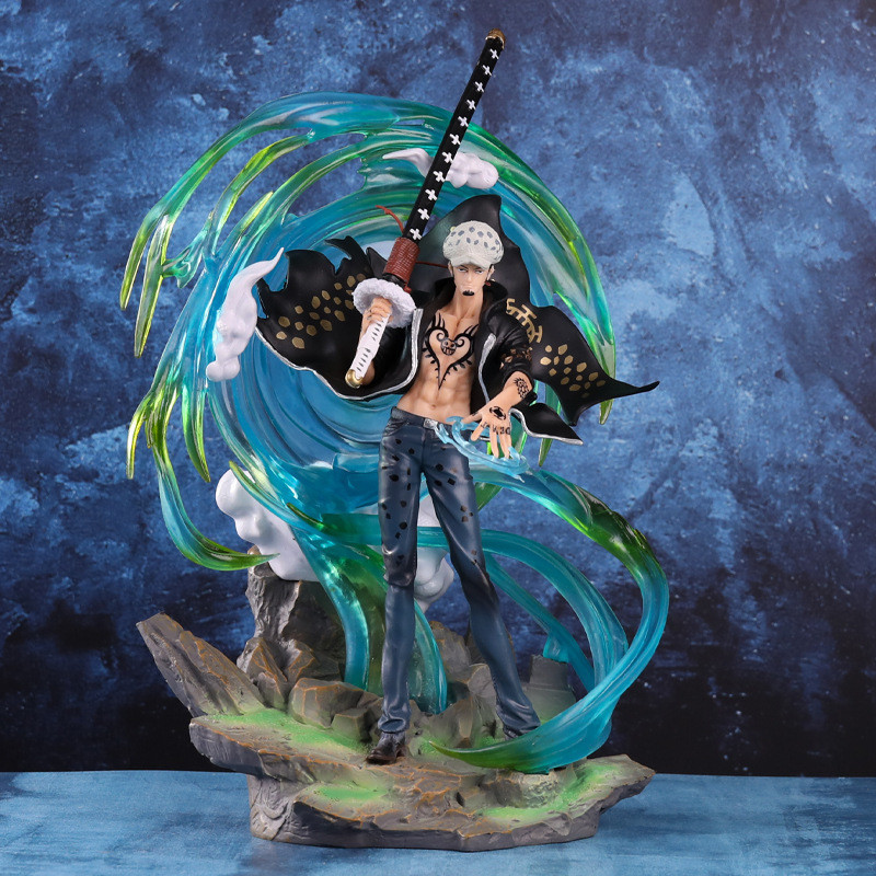 One Piece Phantom Luo Fantasy Luo ฉากรูปปั้น GK สามารถเรืองแสงได้โมเดล ...