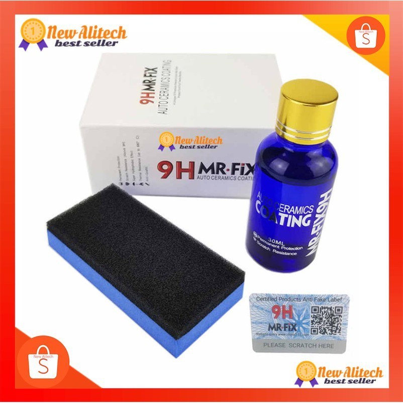ดูแลรถยนต์ [CODได้] 9H 10H MR.FIX Ceramic Coating - น้ำยาเคลือบแก้ว - Headlight polish New ...
