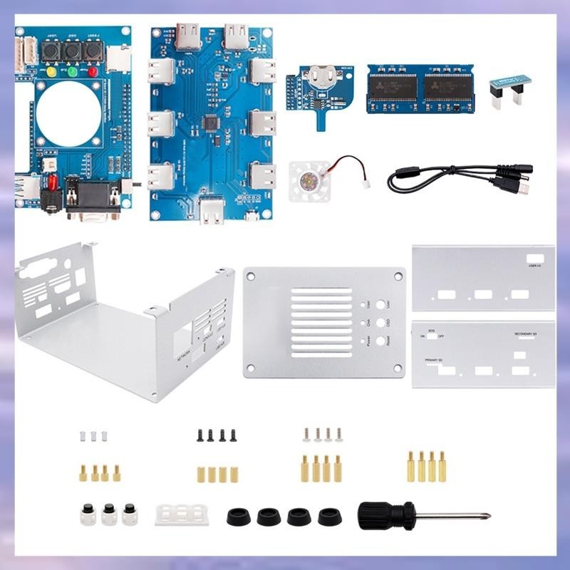 (EUTY) สําหรับ Mister FPGA 128MB เมนบอร์ด V2.9+USB Hub V2.1 พร้อมชุดโลหะ DIY สําหรับ Terasic ...