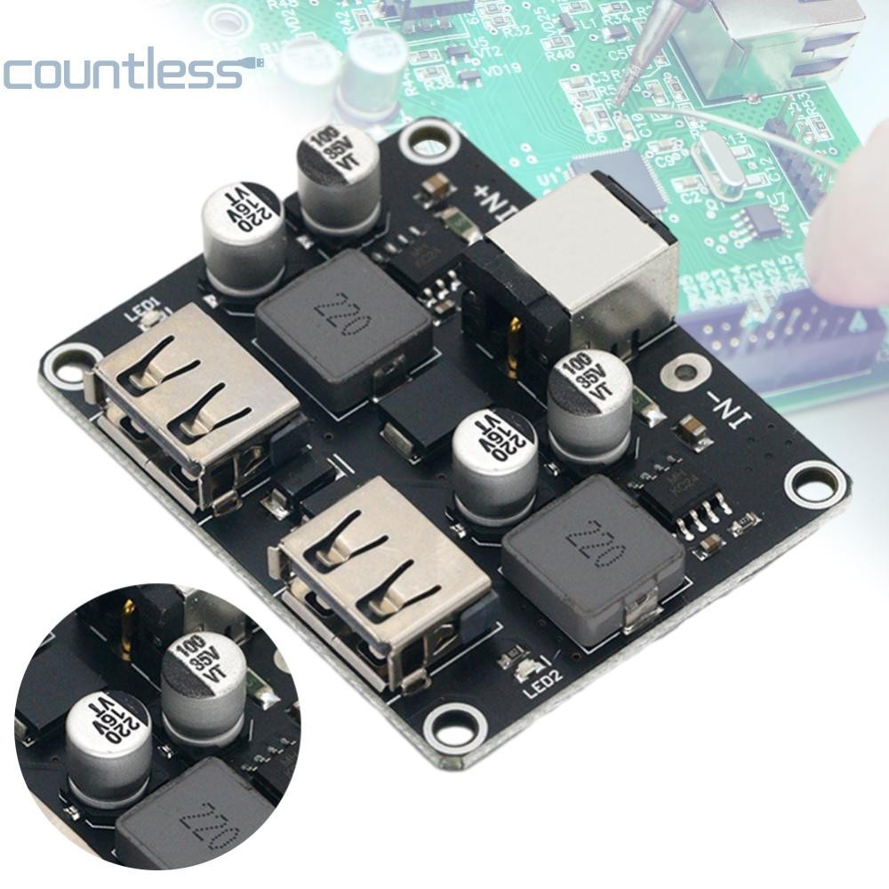 Au 1S/2S/4S สะดวก USB QC3.0 QC2.0 DC-DC ตัวแปลง Buck แบบใช้ซ้ําได้ DIY ...
