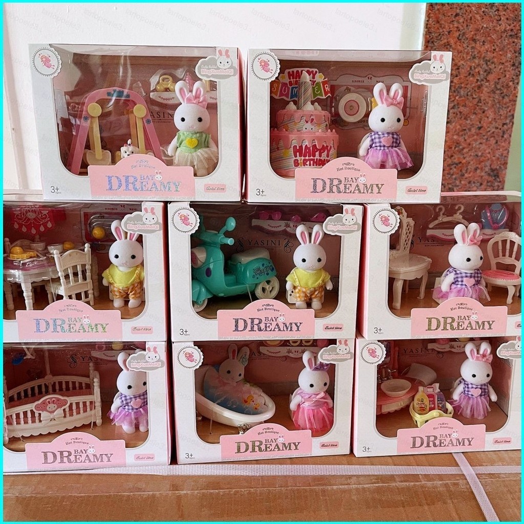 Ellen YaSiNi Action Figure Cady Rabbit Nests ห้องจําลองห้องนั่งเล่นห้อง ...