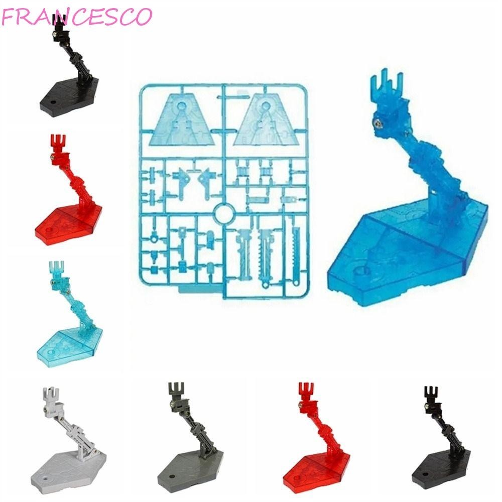 Francesco Action Figure Bracket, 6 สีอะนิเมะรูปฐาน,ของขวัญเด็กตุ๊กตาผู้ถือหุ่นยนต์รูปพลาสติกขา ...