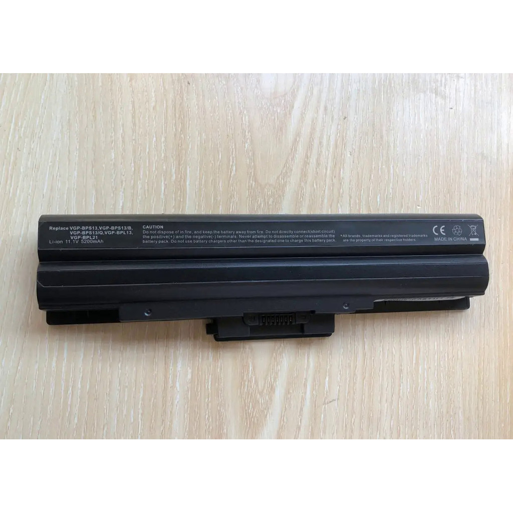 4400mAh Black Battery For Sony VGP-BPL13, VGP-BPS13, VGP-BPS13/B, VGP ...
