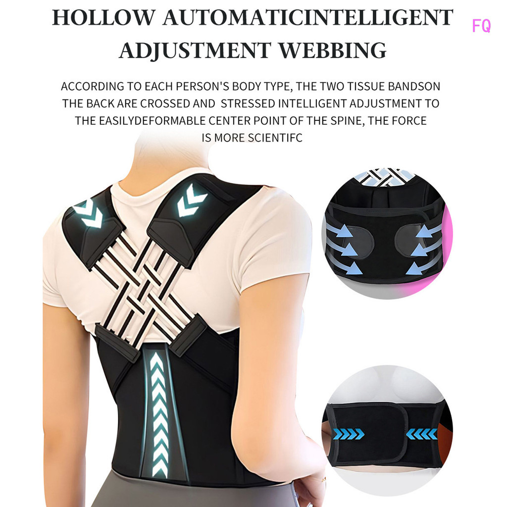 Anti-hunchback Correction เข็มขัด Body Back Spine นั่ง Posture ...