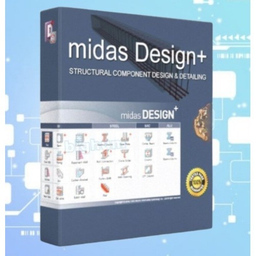 midas Design+ 2021 v3.1 โปรแกรมวิเคราะห์และออกแบบโครงสร้างแบบ 3 มิติ ...
