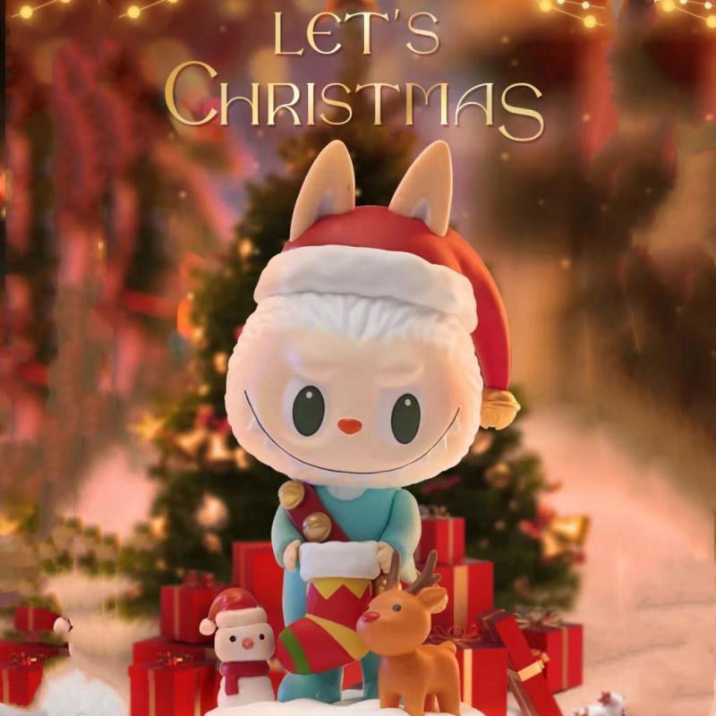 ของแท้ POPMART LABUBU LABUBU Christmas Series Mystery Box อินเทรนด์เล่น ...