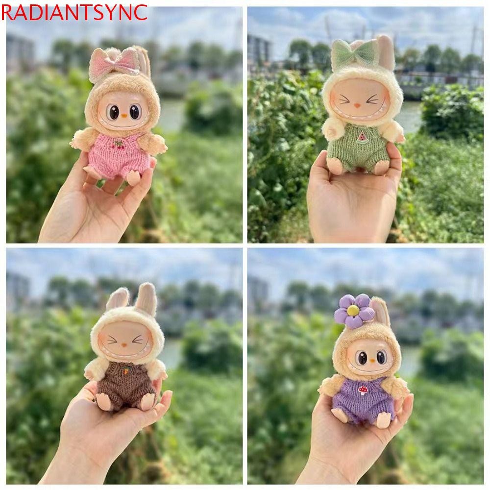 Radiantsync นั่ง Party Labubu ตุ๊กตาเสื้อผ้า,ผ้าทําด้วยมือ Labubu ตุ๊กตาชุด,แฟชั่น Mini เปลี่ยน ...