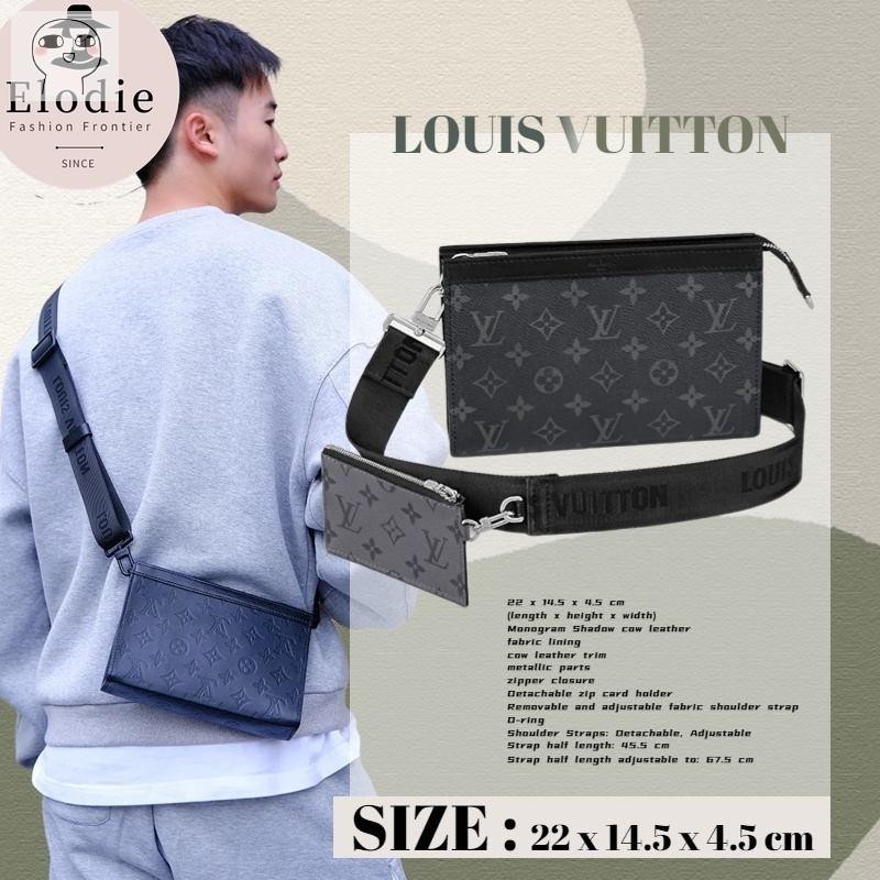 สินค้าขายดี Louis Vutton กระเป๋าสตางค์แบบสะพายรุ่น GASTON ผู้ชาย ...