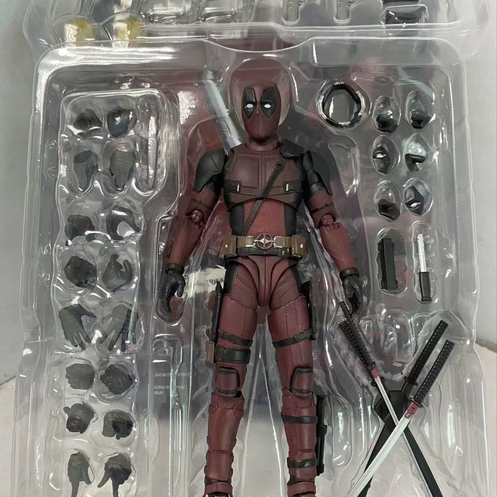 ในประเทศ SHF Deadpool 2 Deadpool Deadpool โมเดลมือถือราคาถูกขนาดเล็ก ...