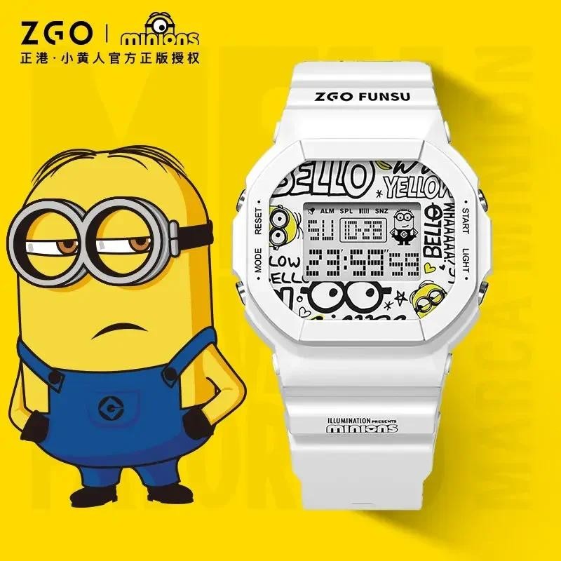 Zgo Minions Watch Kids Simple Sports Waterproof Graffiti นาฬิกา ...