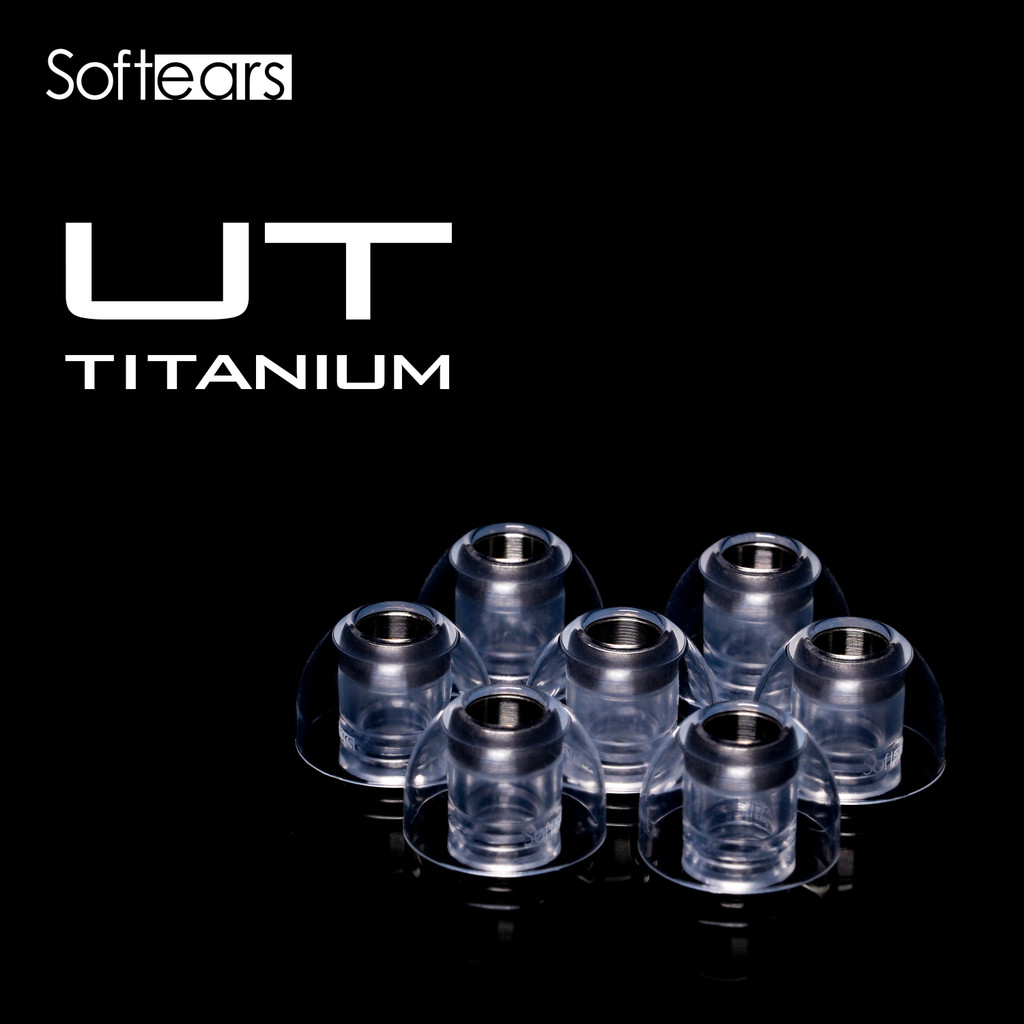 Softears UT EarTips TITANUM Titanium Alloy Liquid Silicone Cover Ear ...
