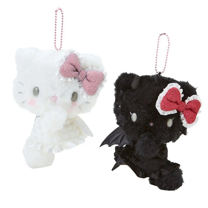 Sanrio Hello Kitty Angels และ Demons Series พวงกุญแจตุ๊กตา KT Plushie ...