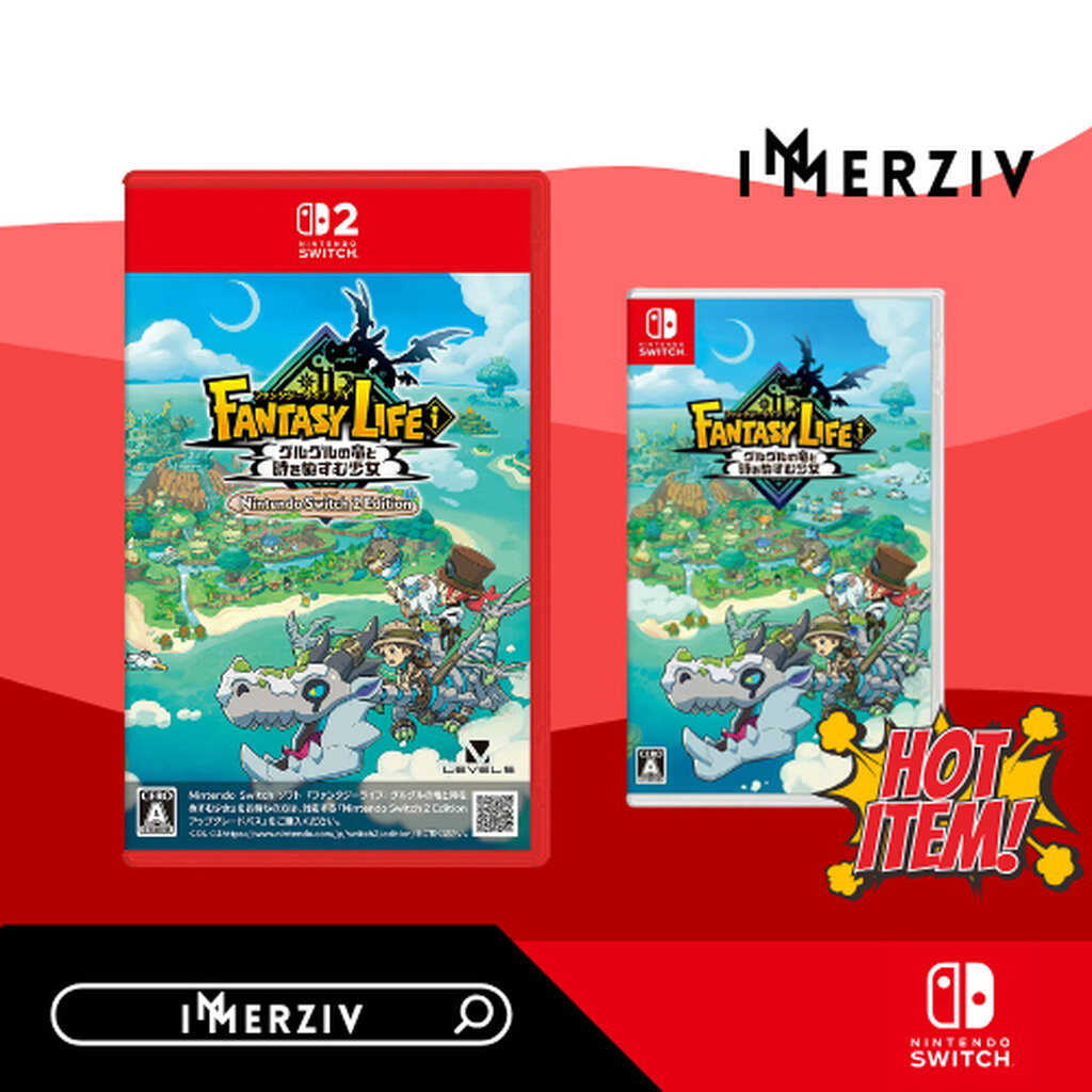 (PRE-ORDER 07 AUG 25) SWITCH-2 FANTASY LIFE: THE GIRL WHO STEALS TIME ...