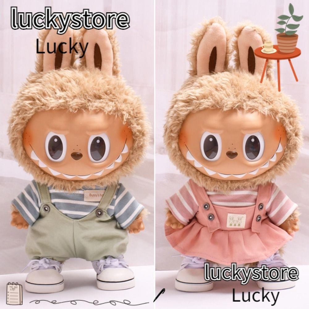 เสื้อผ้าตุ๊กตา LUCKY Labubu,|ตุ๊กตาผ้าฝ้ายตุ๊กตาอุปกรณ์เสริม,ทนทาน ...