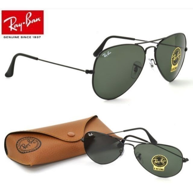 Rayban Aviator 100% Original Luxottica อิตาลีแฟชั่นแว่นตากันแดดอเนก ...