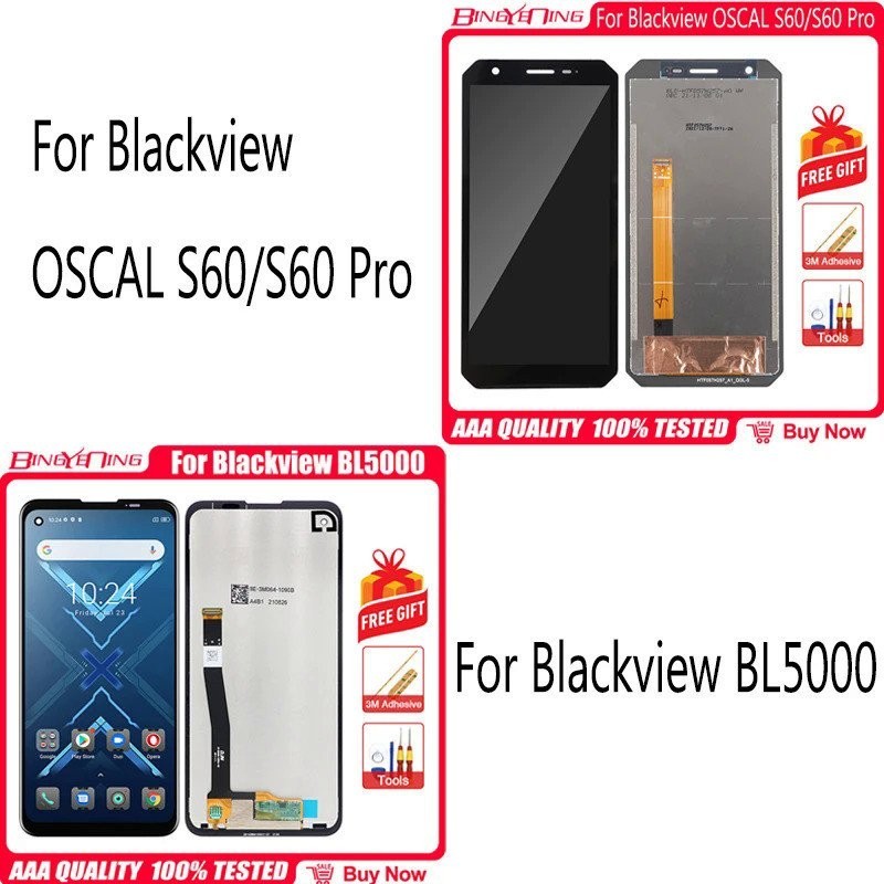 100% เดิม blackview bl5000จอ LCD + หน้าจอสัมผัสชุดเครื่องมือดิจิตอล ...