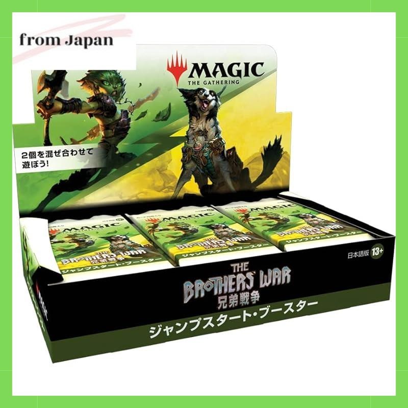 Magic: The Gathering Brothers War Jump Start Booster Box (ญี่ปุ่น) การ์ดสะสม Mtg 18 แพ็ค Wizards ...