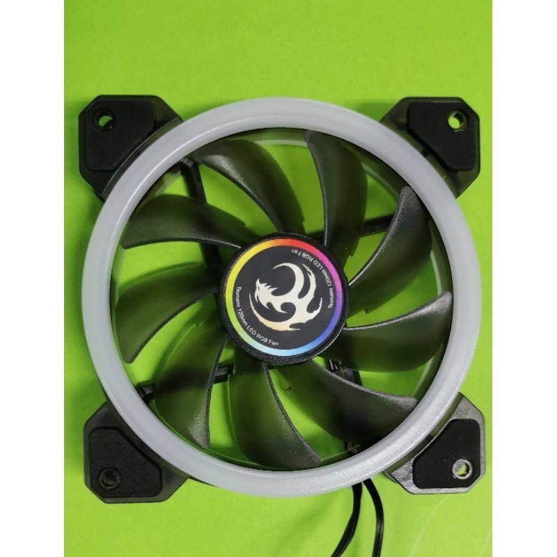 พัดลม Tsunami 120mm LED RGB Cooling Fan | Shopee Thailand