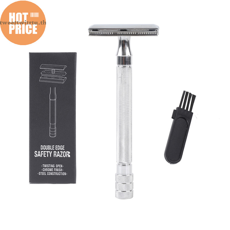 Trtu Classic Mens Shaving Adjustable Safety Shaving Razor With แปรงขนาด ...