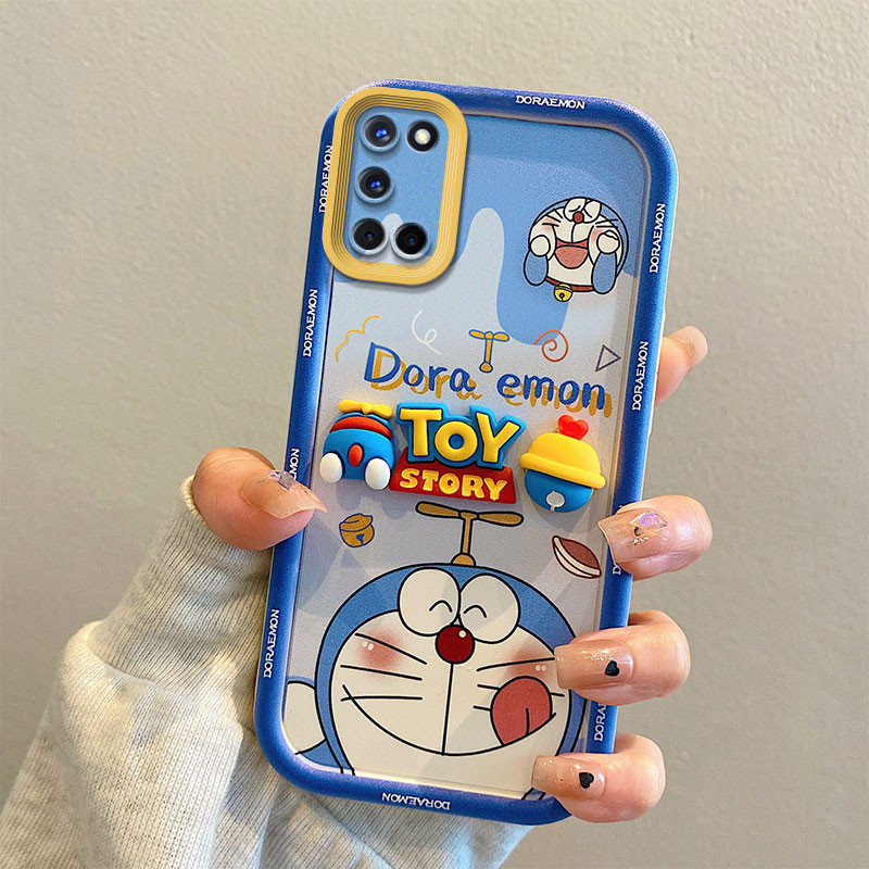 สําหรับ OPPO A92 CPH2059 กรณีซิลิโคนนุ่ม TPU 3D รูปแบบการ์ตูน Full ...