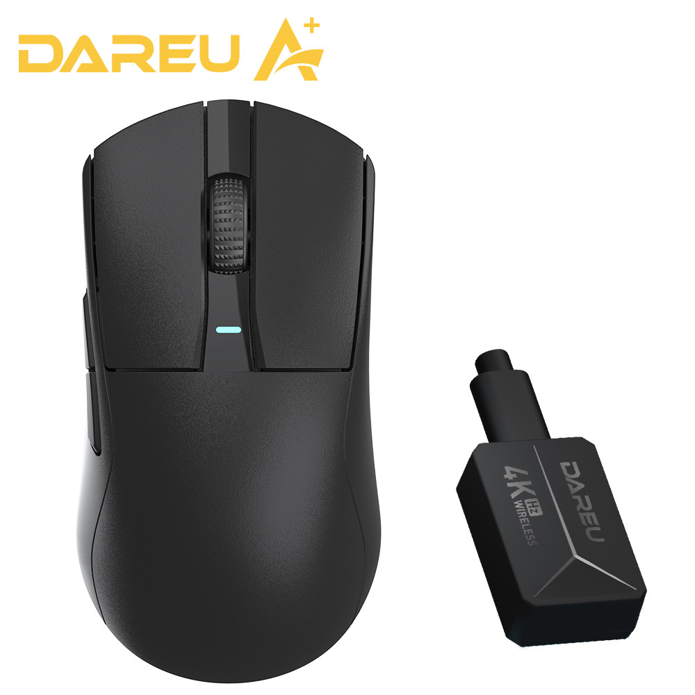 Dareu 4KHz Tri-mode 2.4G ไร้สายเมาส์ PBT PAW3395 26000 DPI RGB 6 ปุ่มตั้งโปรแกรมได้สําหรับ PC ...