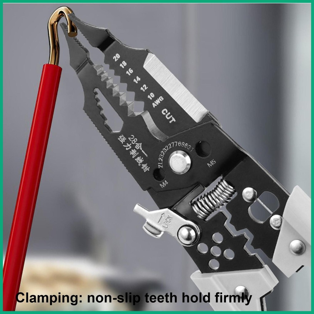 Wire Stripper Crimper Multifunctional Winding Wires Cable Crimper Wire ...