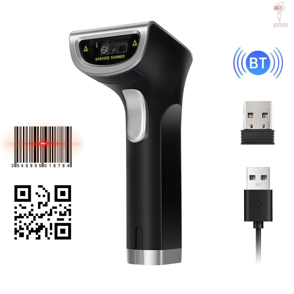 ไร้สาย QR 2D Barcode Scanner มือถือ USB แบบมีสายบาร์รหัส Reader สนับสนุนกระดาษและหน้าจอใช้งาน ...