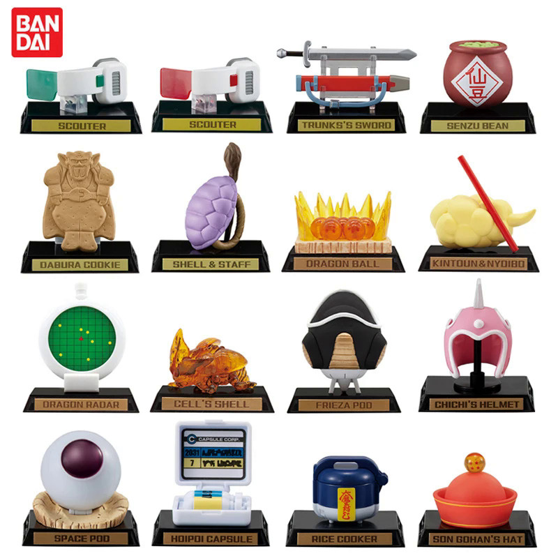 Bandai Dragon Ball Figures Capsule Dragon Radar Kintoun & Nyoibo Cell's ...