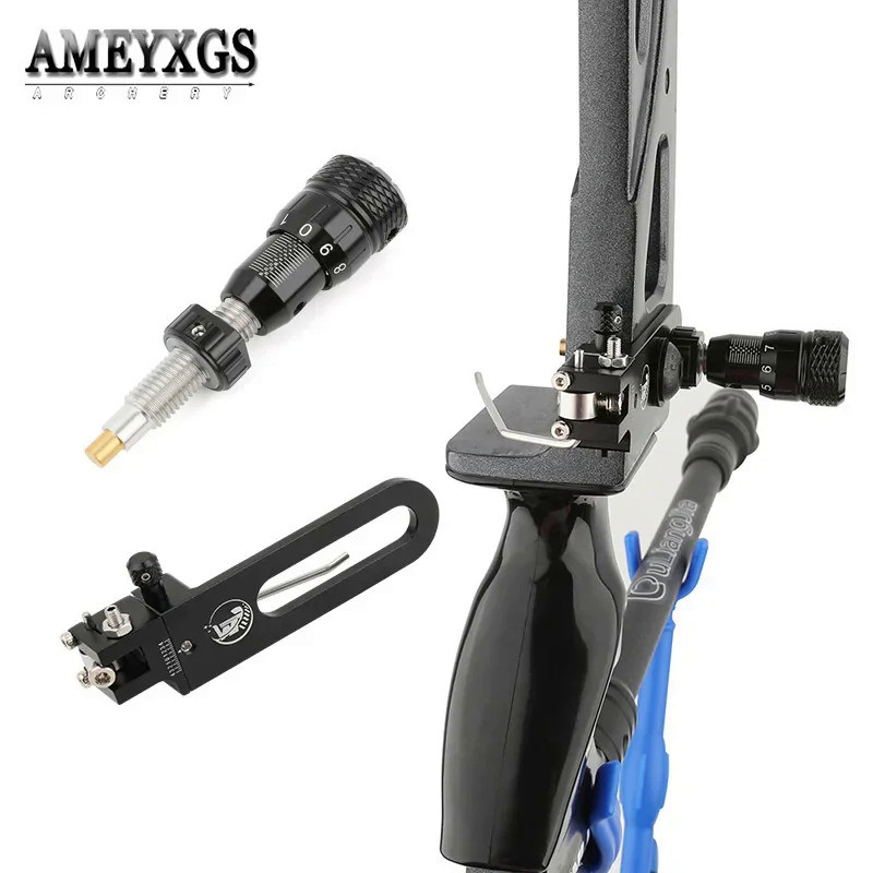 Magnetic Arrow Rest Aluminum Alloy Adjustable Cushion Plunger Bow and ...