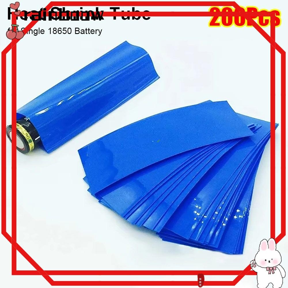 RAINBOW 200 ชิ้น/แพ็คท่อหดความร้อน, Li-ion Wrap PVC Shrinkable Film,แบน ...
