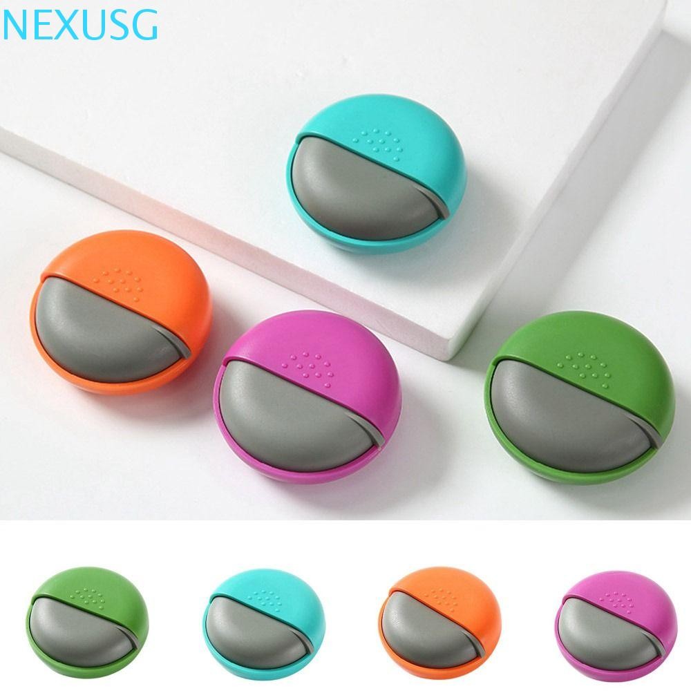 NEXUSG Spin Pill Organizer, กล่องยาหมุนทรงกลมแบบพกพาปิดผนึก, กล่องเก็บ ...