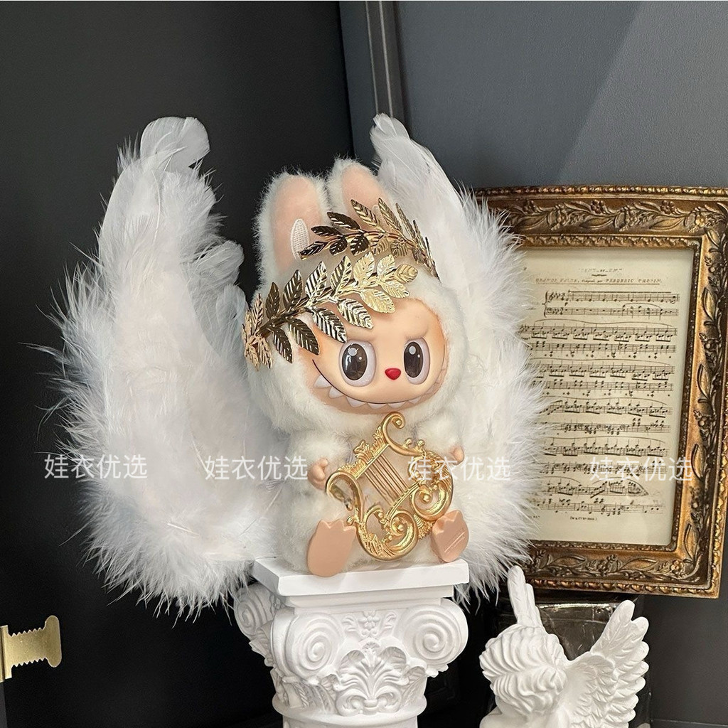 Snow White Labubu Palace เข็มกลัดโลหะผสมโบราณ Greek Angel Wings Retro ...