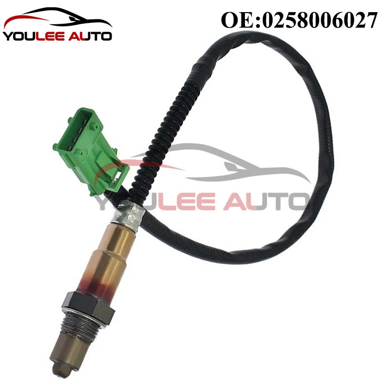 คุณภาพสูง OEM 0258006027 เซนเซอร์ออกซิเจนสําหรับ Citroen Berlingo C2 C3 ...
