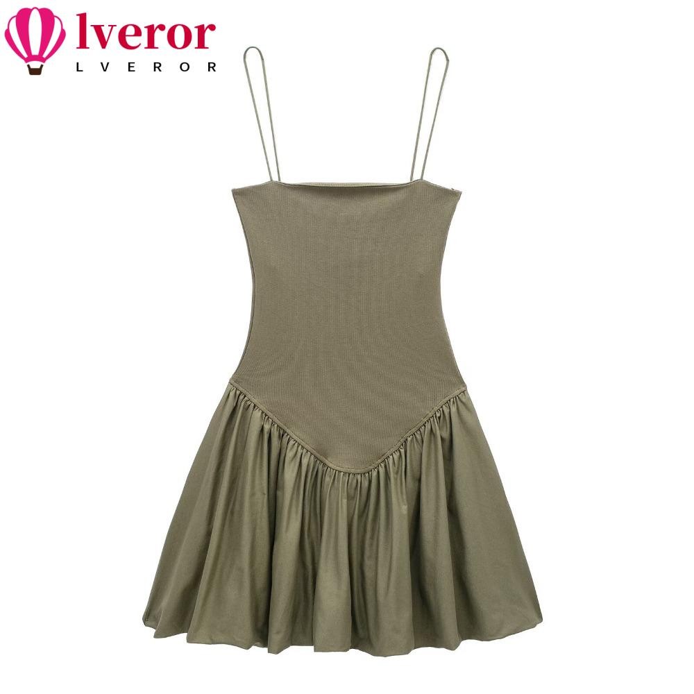 LVEROR เดรสสายรัดแบบมินิ แขนกุด คอปก สำหรับสาวๆ ในซีซั่นร้อน | Shopee Thailand