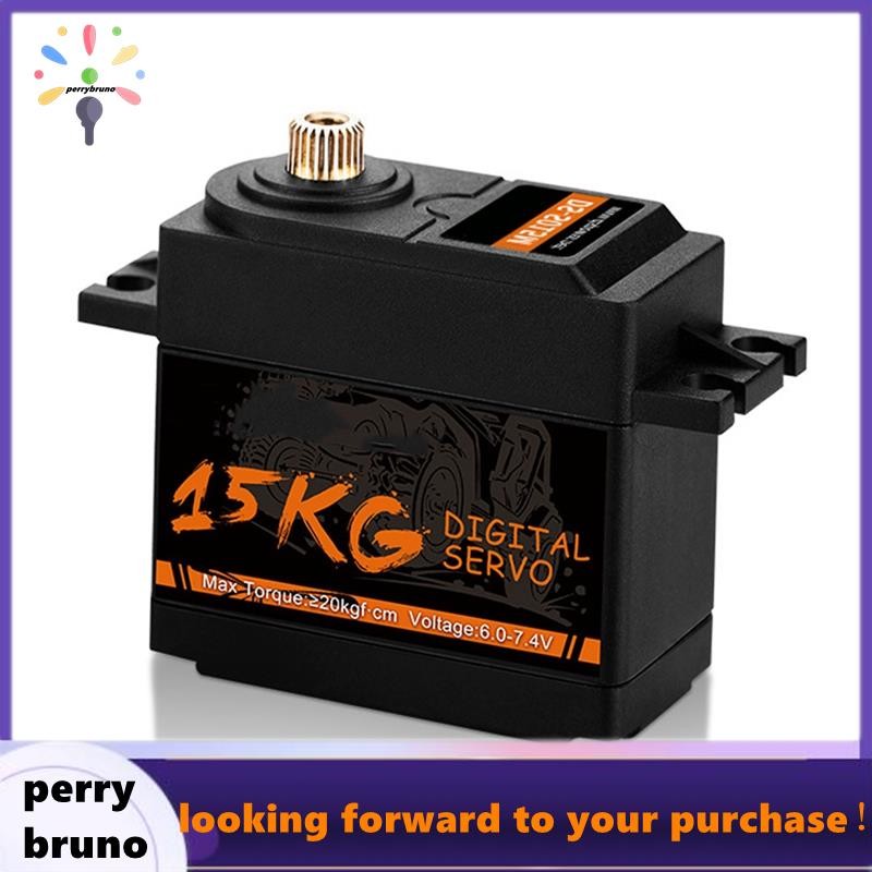 Mini Servo 15KG เกียร์โลหะ Micro Digital Servo แรงบิดสูง Anti-Burn Servo สําหรับ FPV Drone RC รถ ...