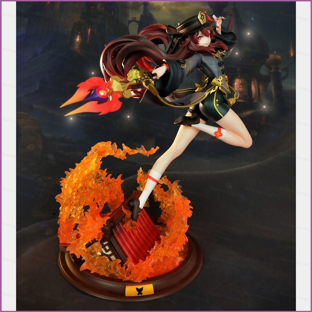 SQ4 Genshin Impact Hutao Action Figure ของขวัญสําหรับเด็กตกแต่งบ้าน ...