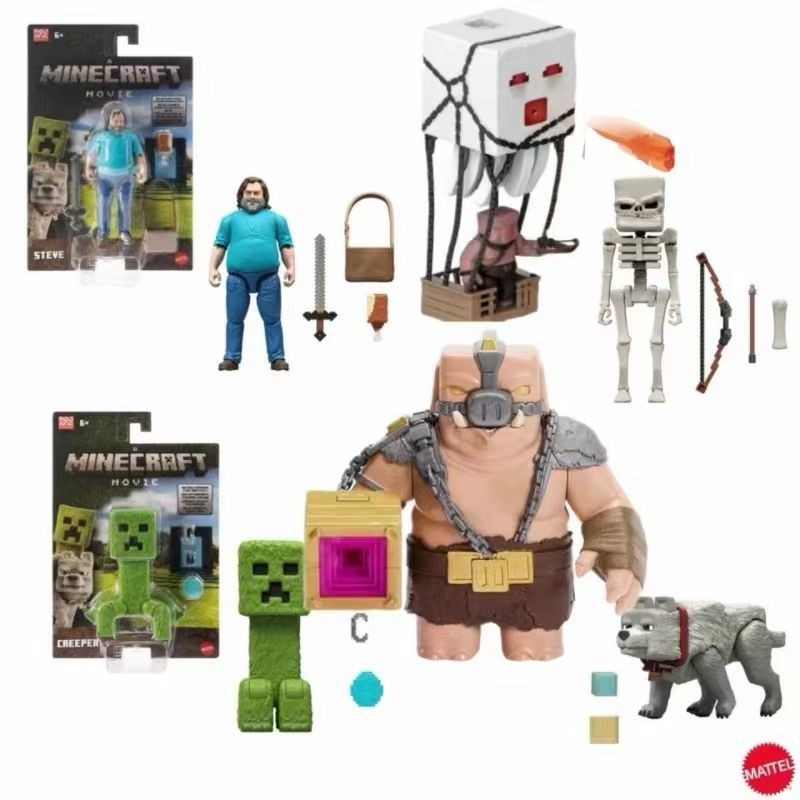 [ภาพยนตร์สไตล์เดียวกัน] ของแท้ Mattel Minecraft Movie Role-Playing ...