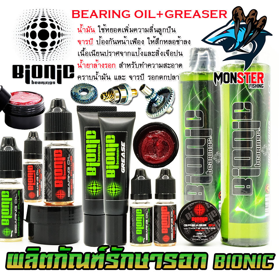น้ำมัน จารบี น้ำยาล้างรอก ไบโอนิก BIONIC BEARING OIL/GREASE/CLEANER | Shopee Thailand