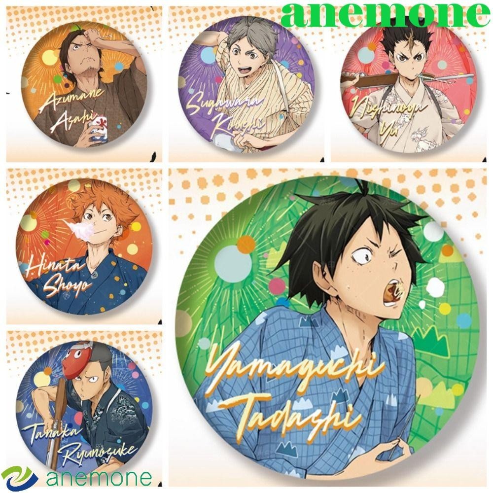 Anemone Haikyuu Tinplate Pins, Fireworks Conference Series อะนิเมะ ...