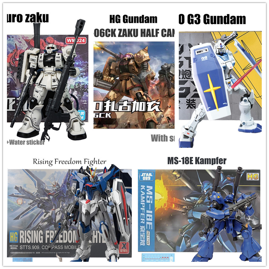 กันดั้ม HG Rising Freedom Fighter Kampfer HG GM Spartan Zaku Half ...
