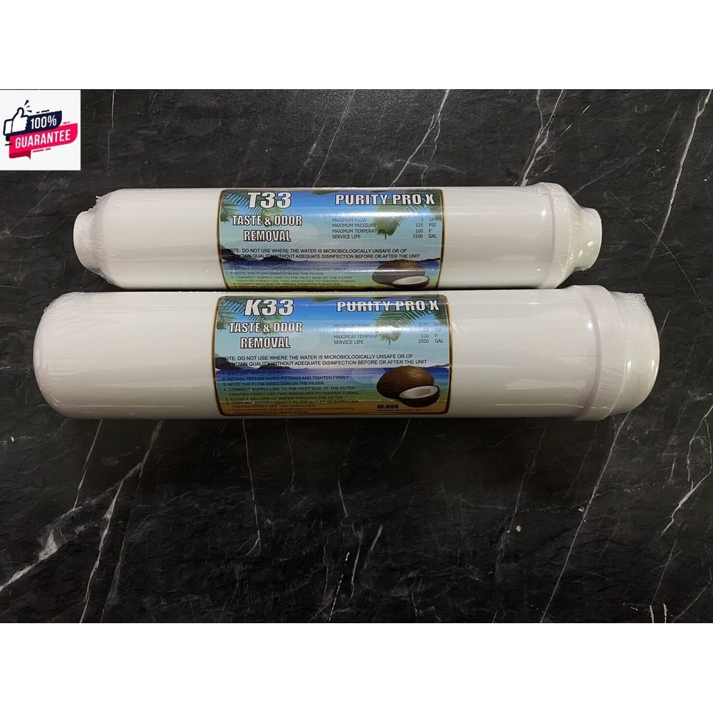 ไส้กรองน้ำ โพสต์คาร์อน Post Carbon Inline 12 นิ้ว/10 นิ้ว ขั้นตอนที่ 4 ...