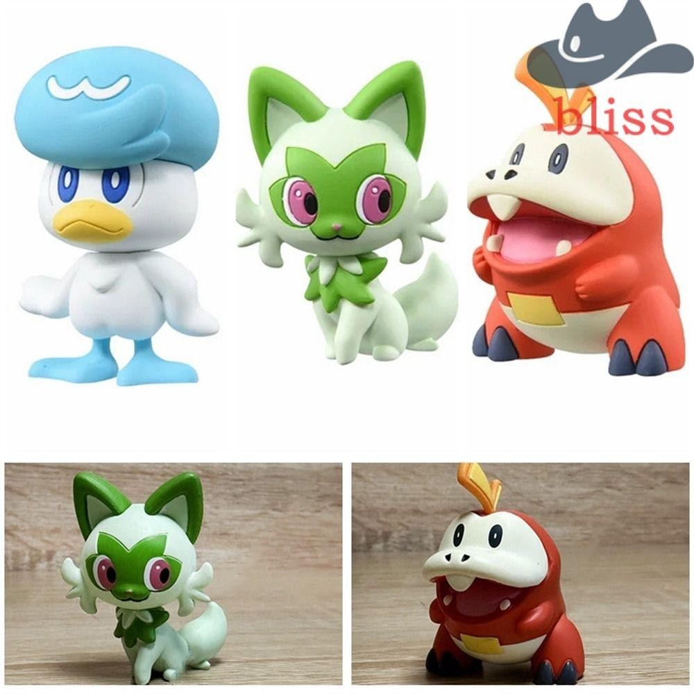 Bliss Sprigatito รูป, Fuecoco อะนิเมะรูป Poke-mon รูป, ของเล่นเด็ก PVC ...