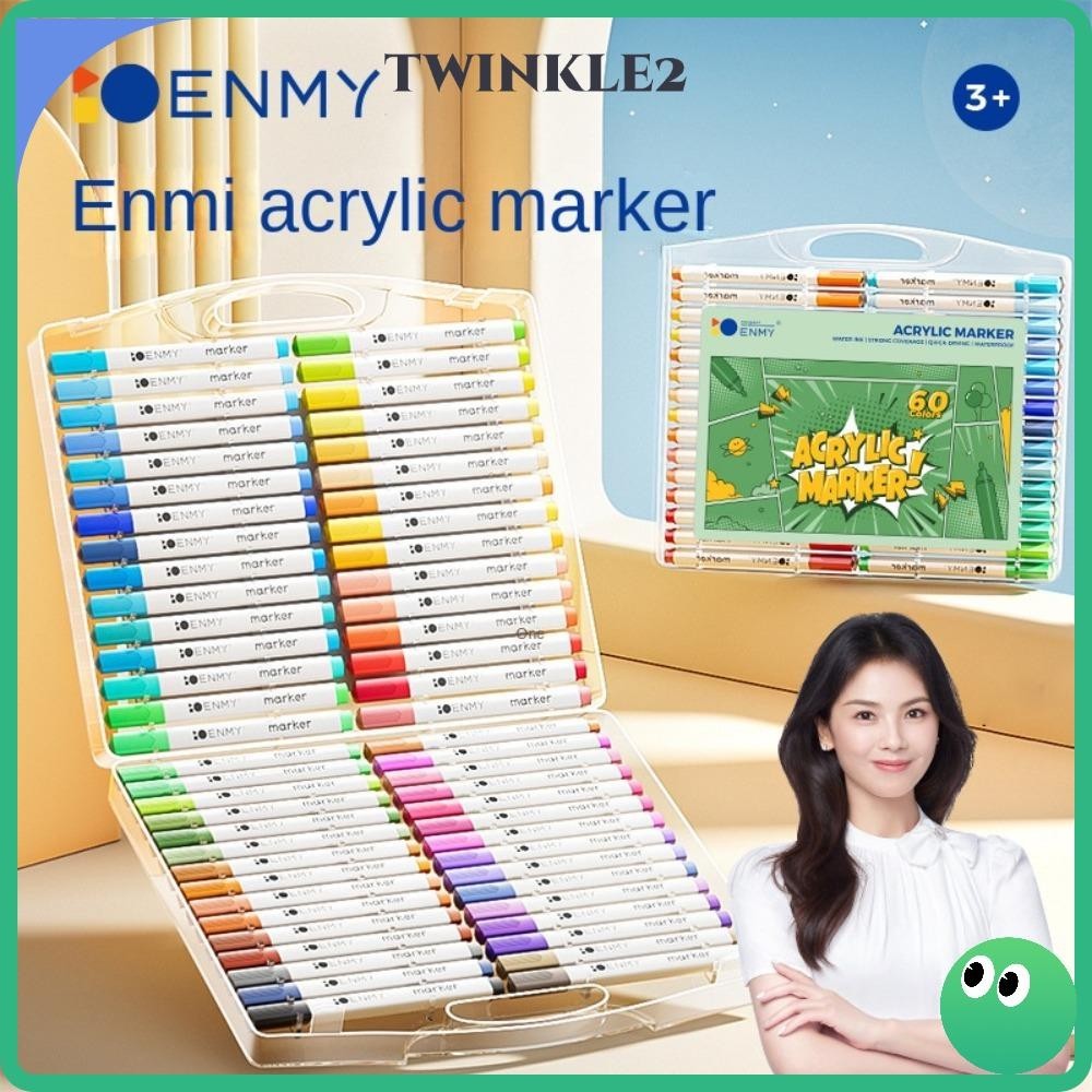 Twinkle เด็กปากกาอะคริลิค,กันน้ําเขียน Graffiti Marker,เครื่องเขียน 12 ...