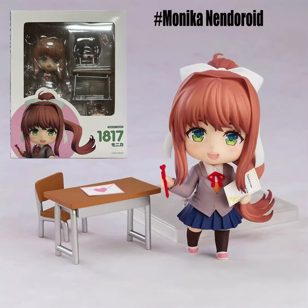 แอคชั่นฟิกเกอร์ Doki Doki Literature Club Nendoroid Monika Ddlc รุ่น ...