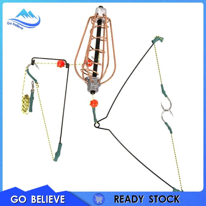 [Highlife1] Spring Fishing Feeder Coil Inline Method Feeder Carp Trench ...
