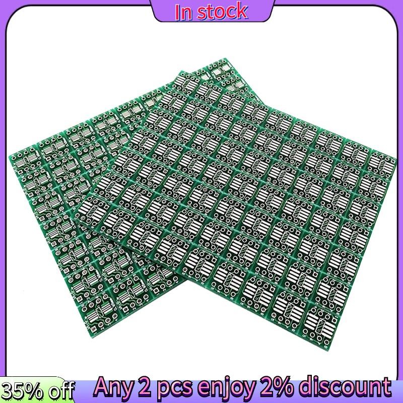ในสต็อก-200pcs TSSOP8 SSOP8 SOP8 ถึง DIP8 PCB SOP8 SOP Transfer Board ...